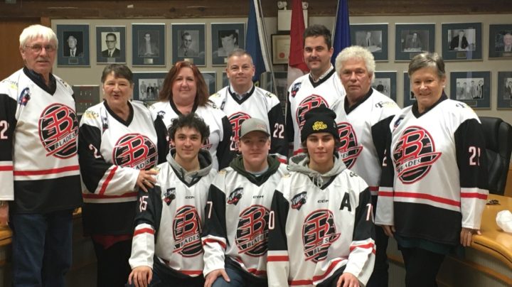 Beaverlodge Blades Jersey Presentation - Beaverlodge