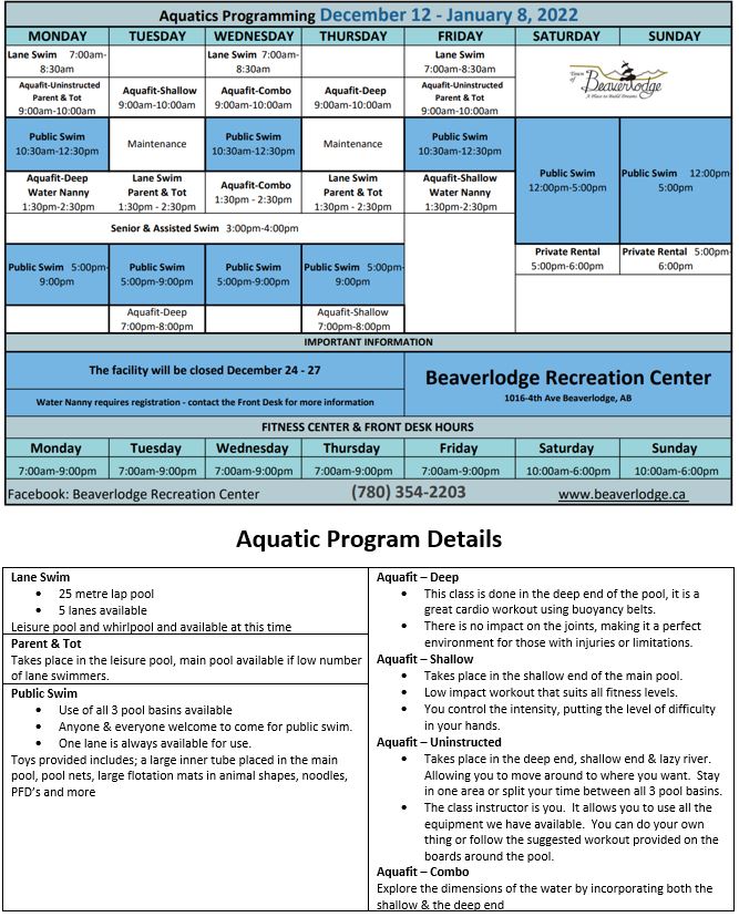 Recreation Center - Beaverlodge