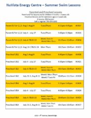 Swimming Lessons - Beaverlodge