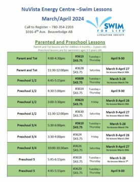 Swimming Lessons - Beaverlodge